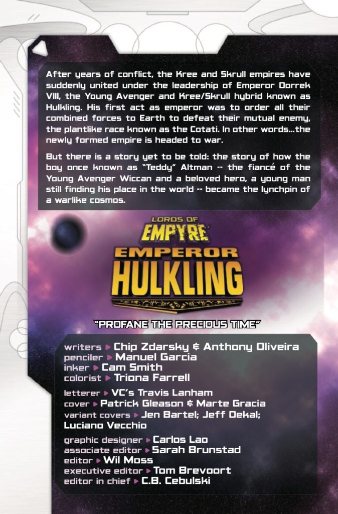 Lords of Empyre: Emperor Hulkling #1 preview