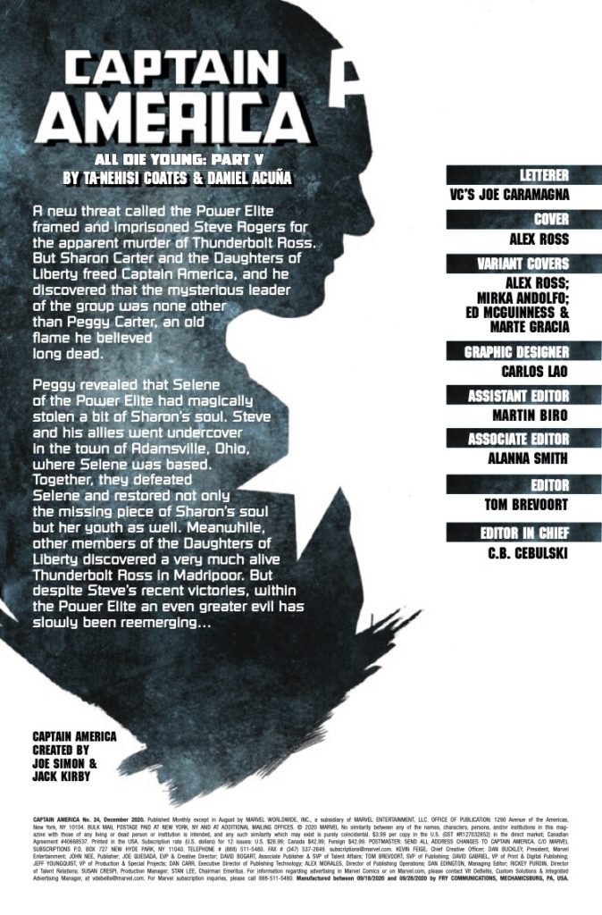 Marvel Comics: Captain America #24 preview